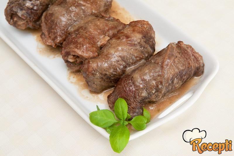 Teleće rolnice sa šunkom - Recepti.com