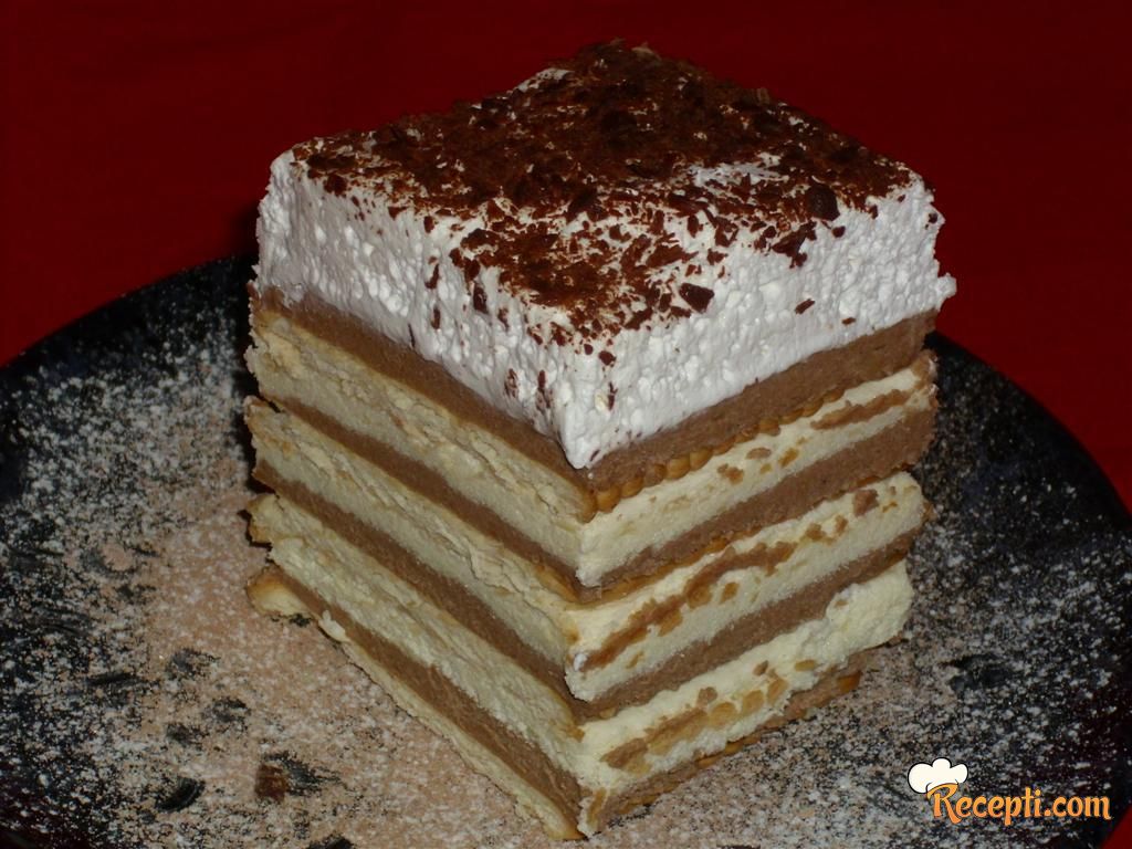 Keks Torta Sa Kremom Od Pudinga Recepti
